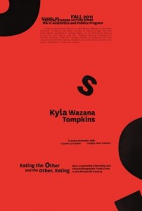 Kyla Wazana Tompkins Discusses Eating the Other at CalArts