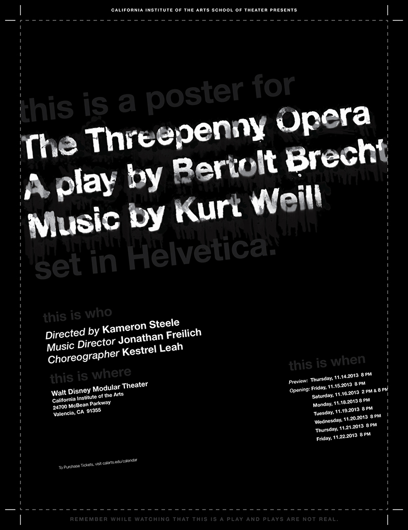 School of Theater Presents Brecht and Weill’s The Threepenny Opera at ...