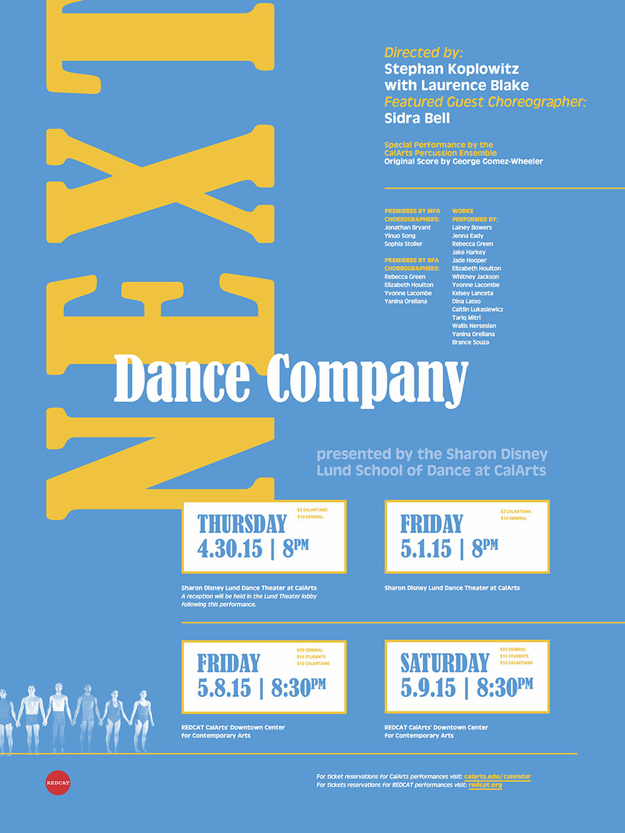 The Next Dance Company at CalArts and REDCAT