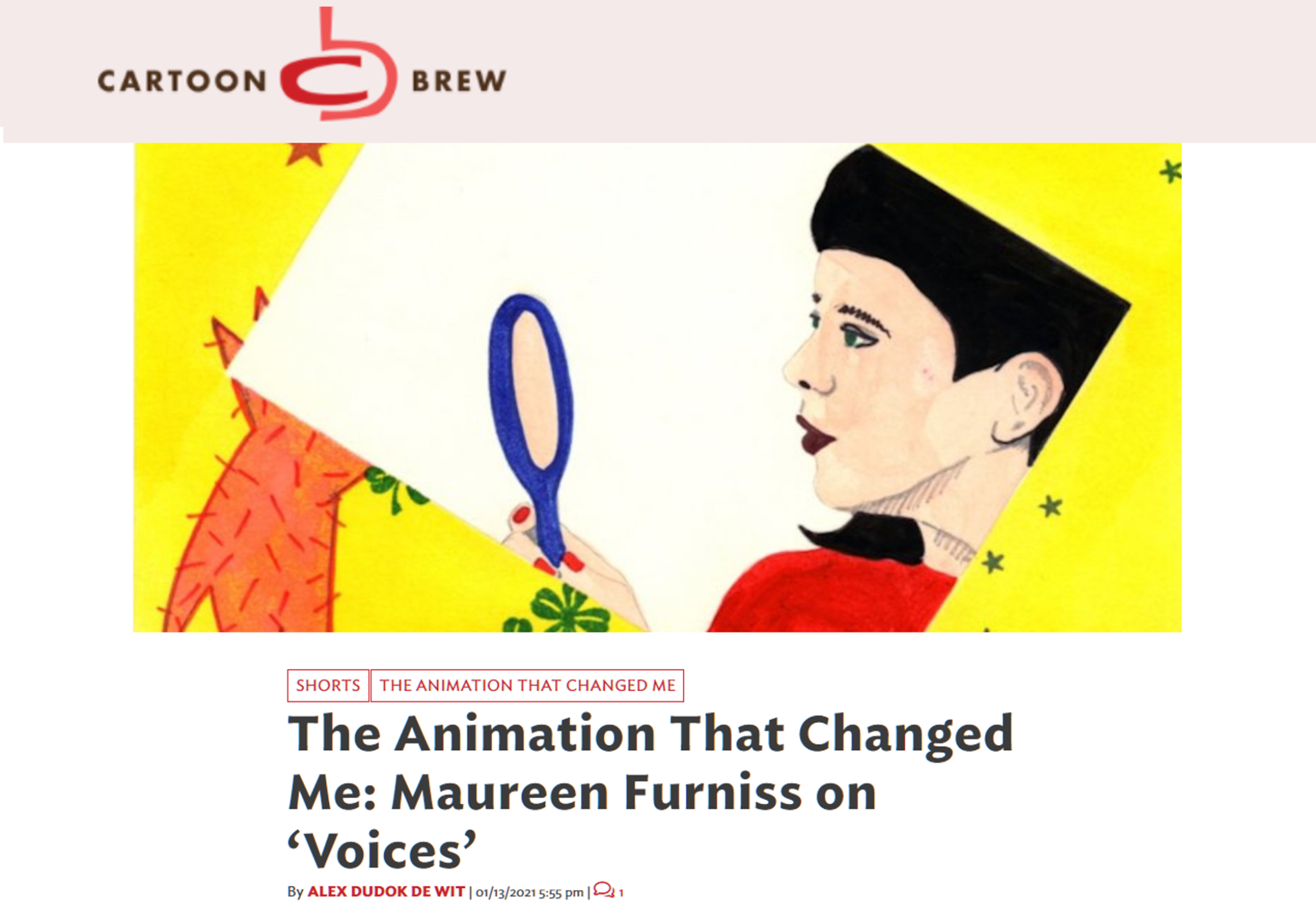 Maureen Furniss Discusses Impact of ‘Voices’ with Cartoon Brew